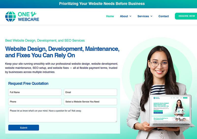 Website Design Services in Cincinnati, OH | OneWebCare