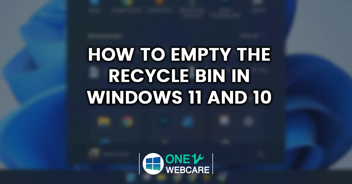 How to Empty the Recycle Bin in Windows 11 and 10 (2026 Guide)